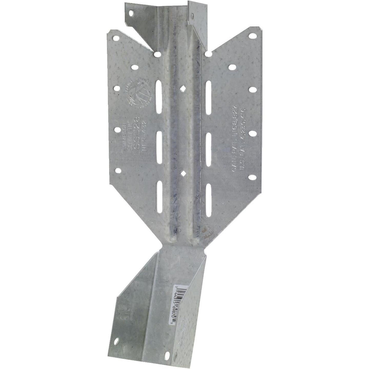 Simpson Strong-Tie 2 x 8 In. Galvanized Steel Adjustable U Hanger ...