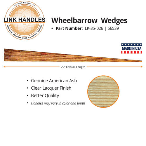 Link Handles 22" Wheelbarrow Wedge - Holbrook, NY - GTS Builders Supply