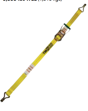 Ancra Cargo 2in Ratchet Strap Assembly with Long Wide Handle and J ...